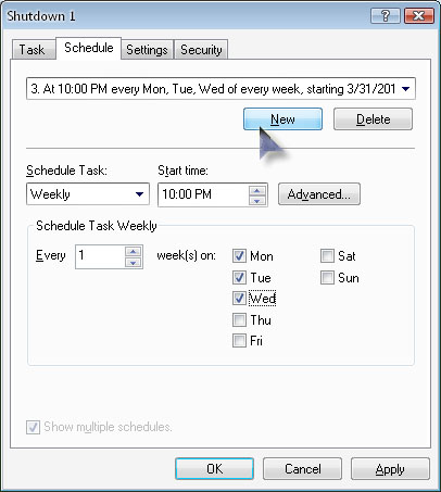 Configure Windows Vista To Shutdown at a Specific Time - Techyv.com